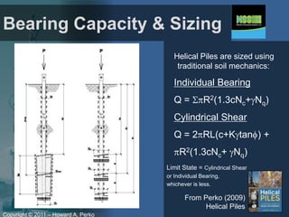 Helical piles for gas and oil industry | PPTX