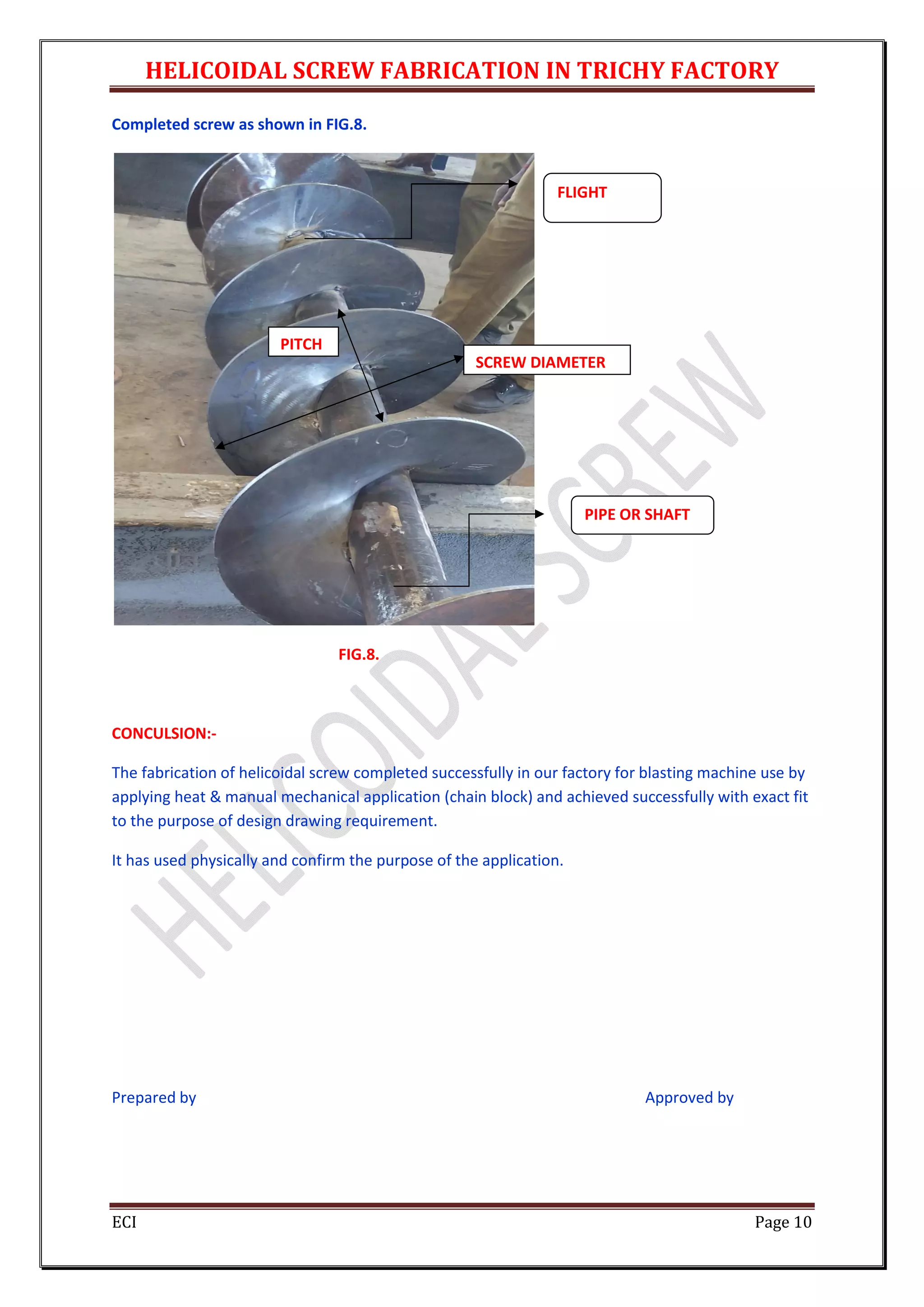Helical screw design calculation1 | PDF