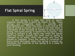 Helical torsion springs | PPTX