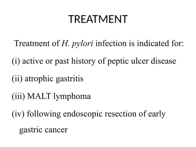 HELICOBACTER PYLORI by Dr Teena Varghese. pptx | PPT