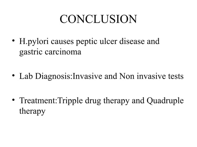 HELICOBACTER PYLORI by Dr Teena Varghese. pptx | PPT