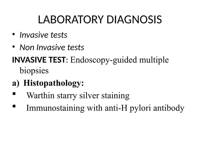 HELICOBACTER PYLORI by Dr Teena Varghese. pptx | PPT