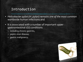 Helicobacter pylori | PPTX