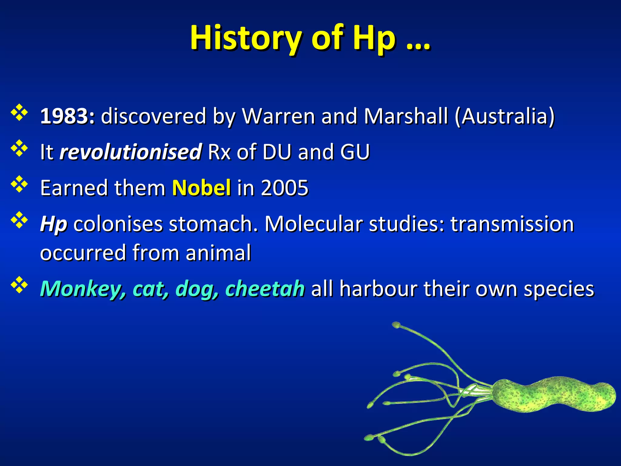 Helicobacter pylori | PPT