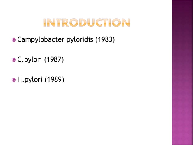 Helicobacter pylori bhavesh dr | PPTX