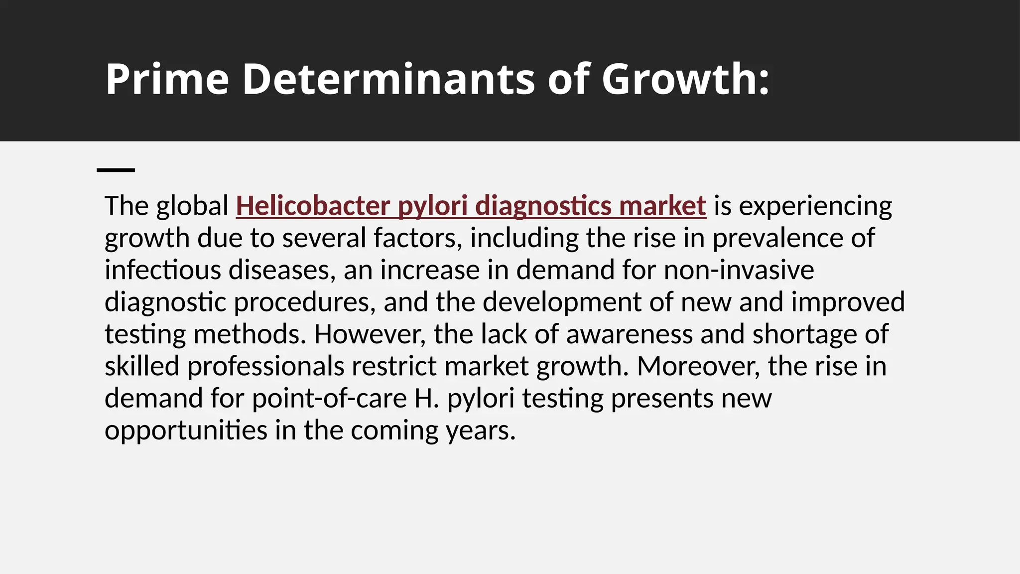 HELICOBACTER PYLORI DIAGNOSTICS MARKET .pptx