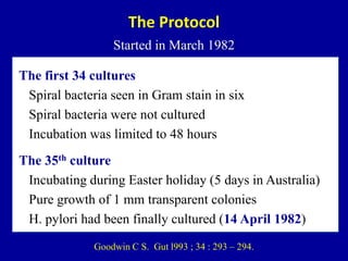 Helicobacter pylori & Nobel Prize in medicine & physiology | PPT
