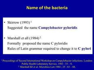 Helicobacter pylori & Nobel Prize in medicine & physiology | PPT