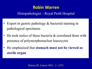 Helicobacter pylori & Nobel Prize in medicine & physiology | PPT
