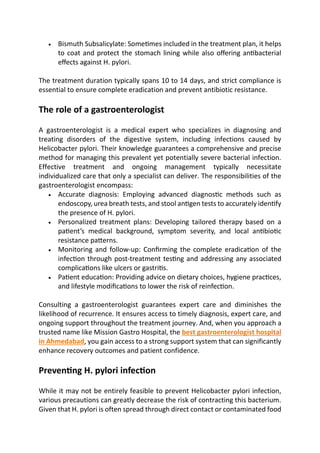 Helicobacter Pylori – The Bacteria That May Be Causing Stomach ...