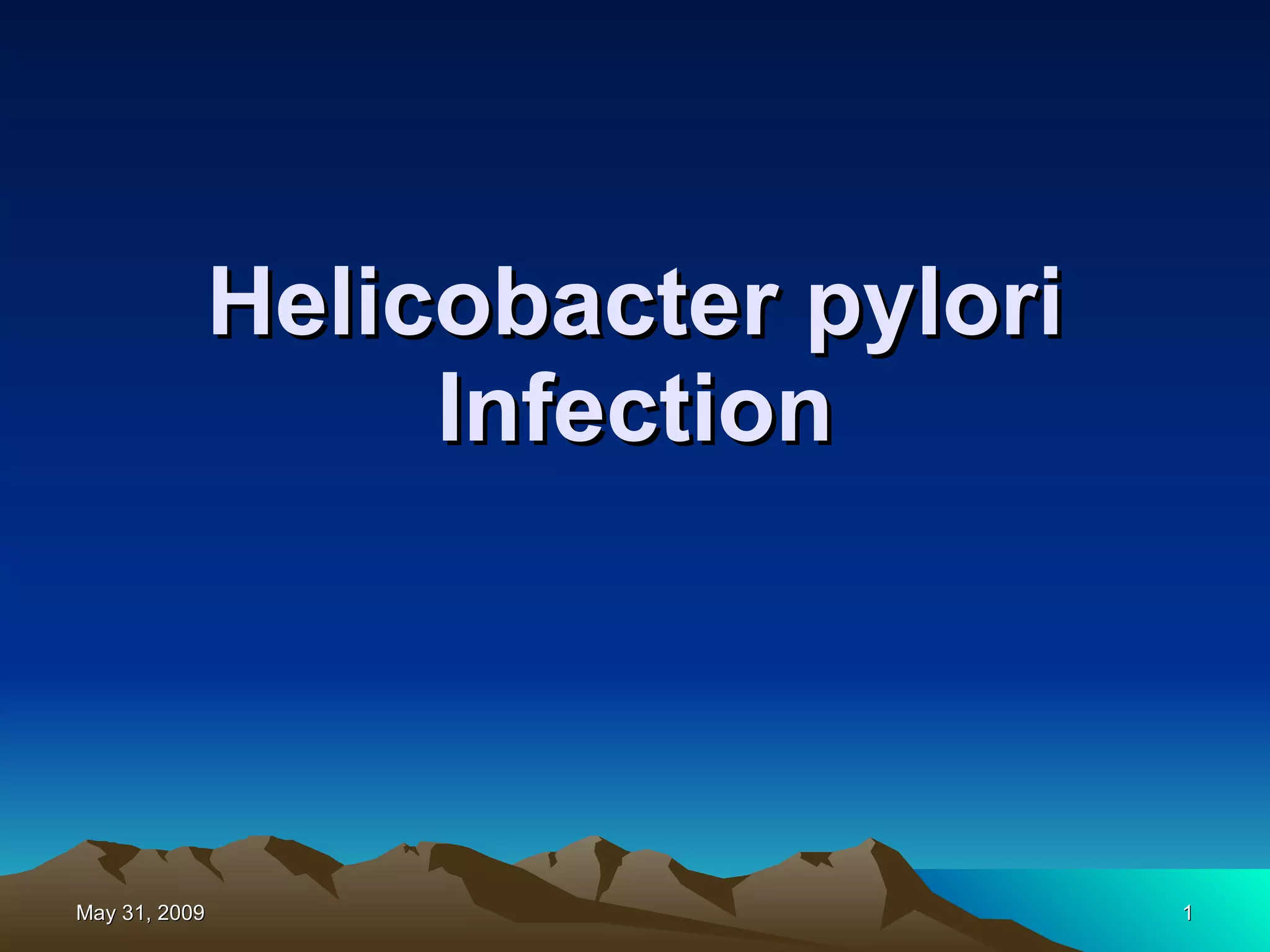 Helicobactor Bacteria Infection | PPT