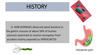 Helicobactor pylori | PPTX