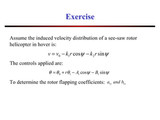 直升机飞行力学 Helicopter dynamics chapter 3 | PPT | Physics | Science
