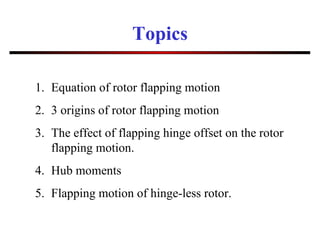 直升机飞行力学 Helicopter dynamics chapter 3 | PPT | Physics | Science
