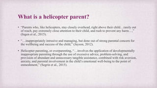 Helicopter Parenting | PPTX
