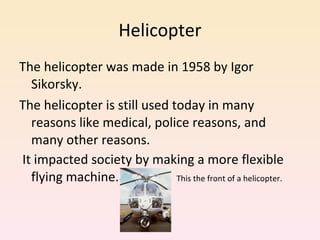 Helicopter power point | PPT
