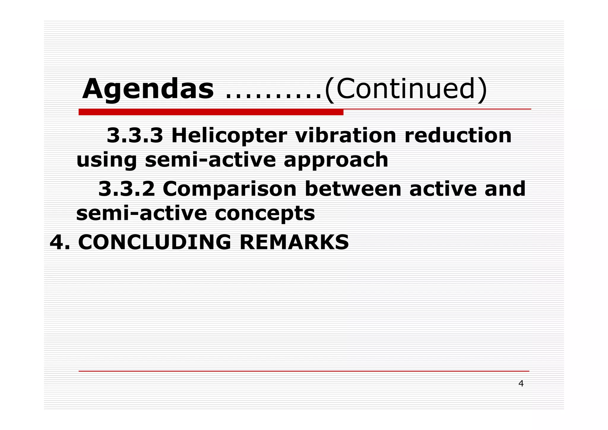 Helicopter vibration reduction techniques | PDF