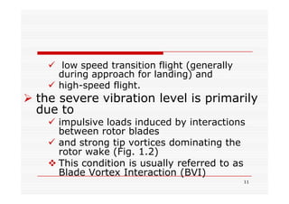 Helicopter vibration reduction techniques | PDF
