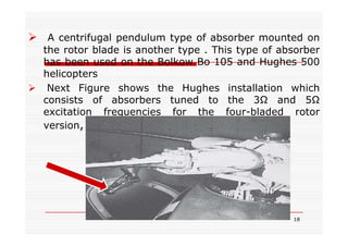 Helicopter vibration reduction techniques | PDF