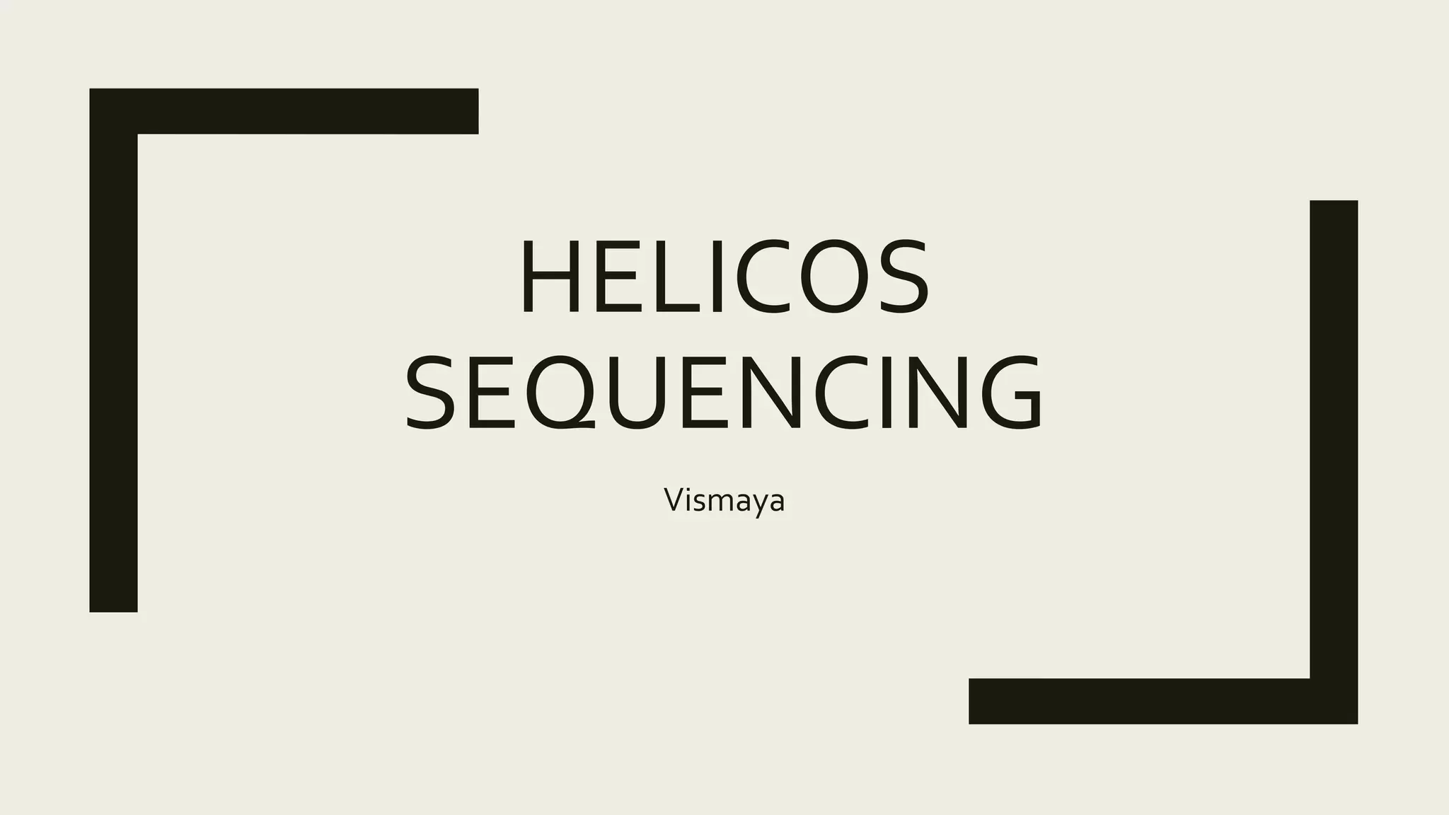 Helicos Sequencing | PPTX