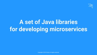 Developing cloud-native microservices using project Helidon | PPT