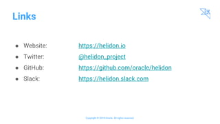 Helidon: Java Libraries for Writing Microservices | PPTX