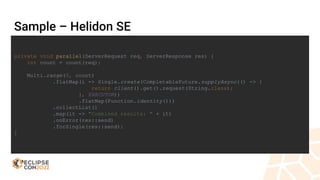 Helidon Nima - Loom based microserfice framework.pptx | Web Development | Internet