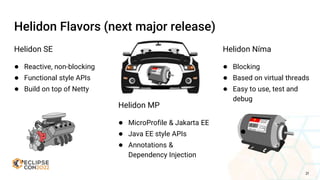 Helidon Nima - Loom based microserfice framework.pptx | Web Development | Internet