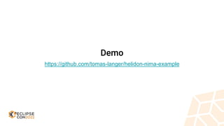 Helidon Nima - Loom based microserfice framework.pptx | Web Development | Internet