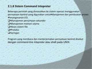 Heli Handayani - Struktur Sistem Operasi | PPTX