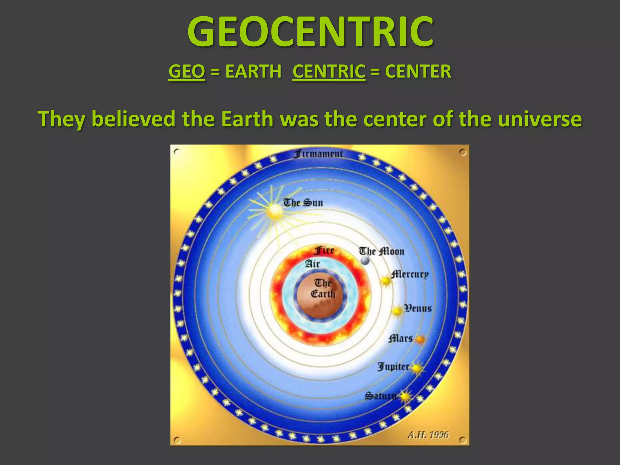 Heliocentric vs Geocentric models | PPTX