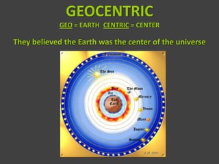 Heliocentric vs Geocentric models | PPTX