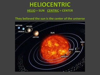 Heliocentric vs Geocentric models | PPTX