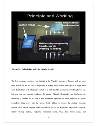 Heliodisplay a display device | DOCX