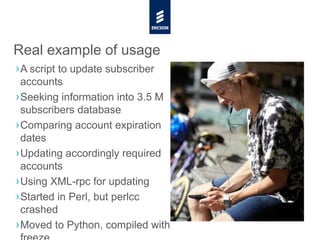 Python in telecommunications (in 7 minutes) | PPT