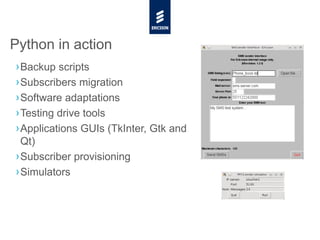 Python in telecommunications (in 7 minutes) | PPT