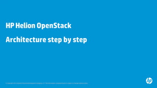 HP Helion OpenStack step by step | PDF
