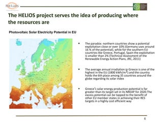 The “HELIOS Project”: a paradigm of strengthening Regional, European ...