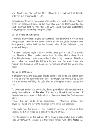 ^^ Helios the sun god ^^ from google.com