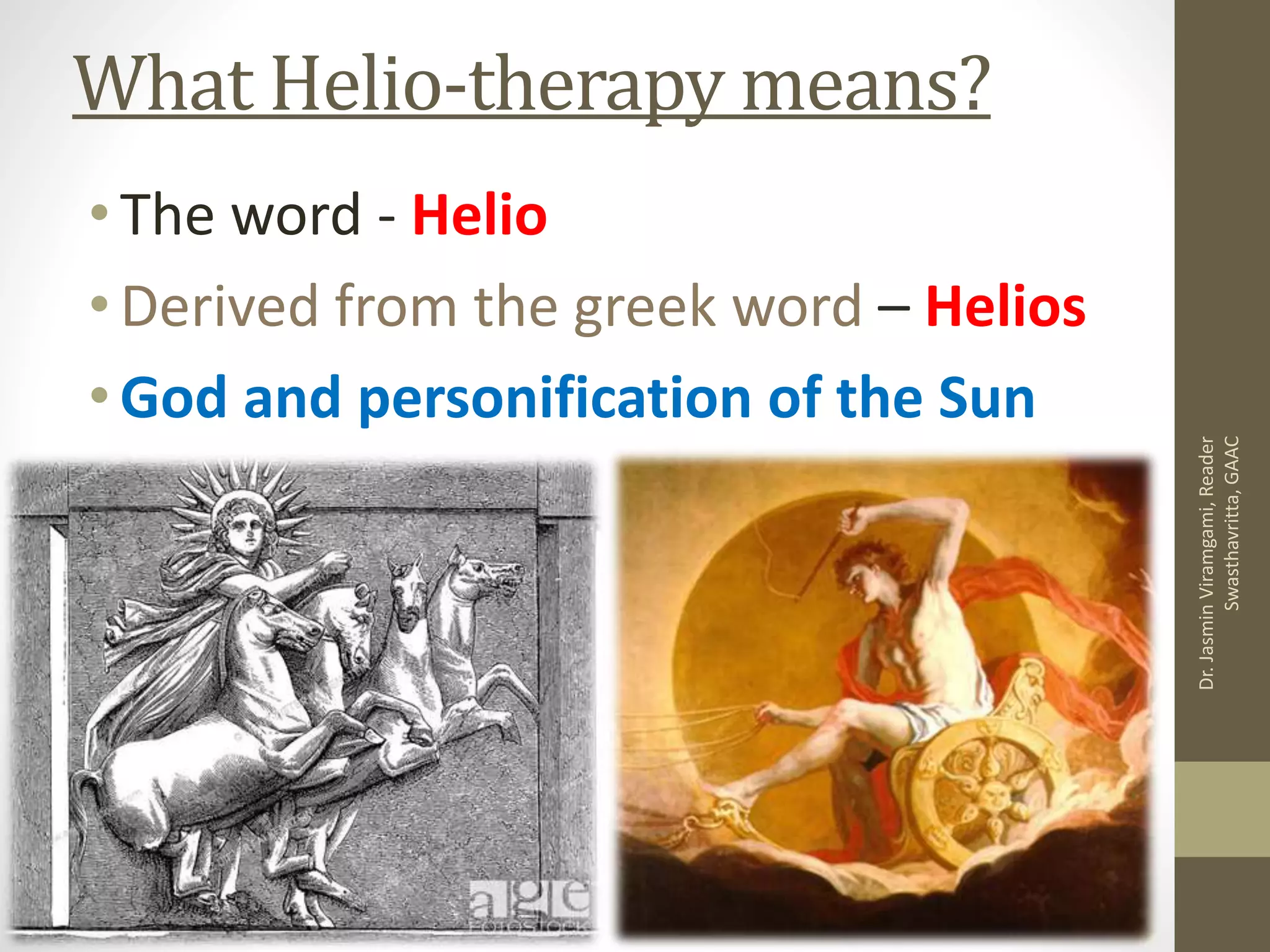 Helio-therapy | PPTX