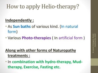 Helio-therapy | PPT