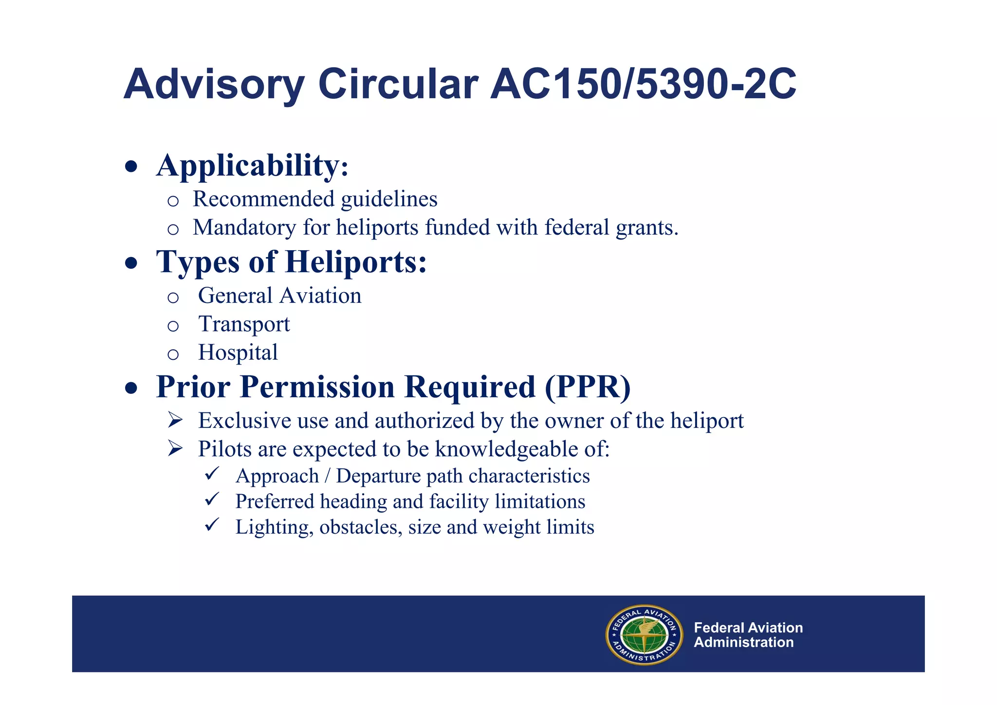 Heliport design overview | PDF