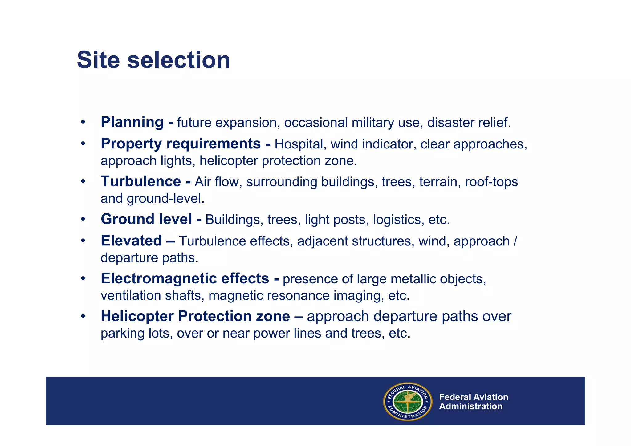Heliport design overview | PDF