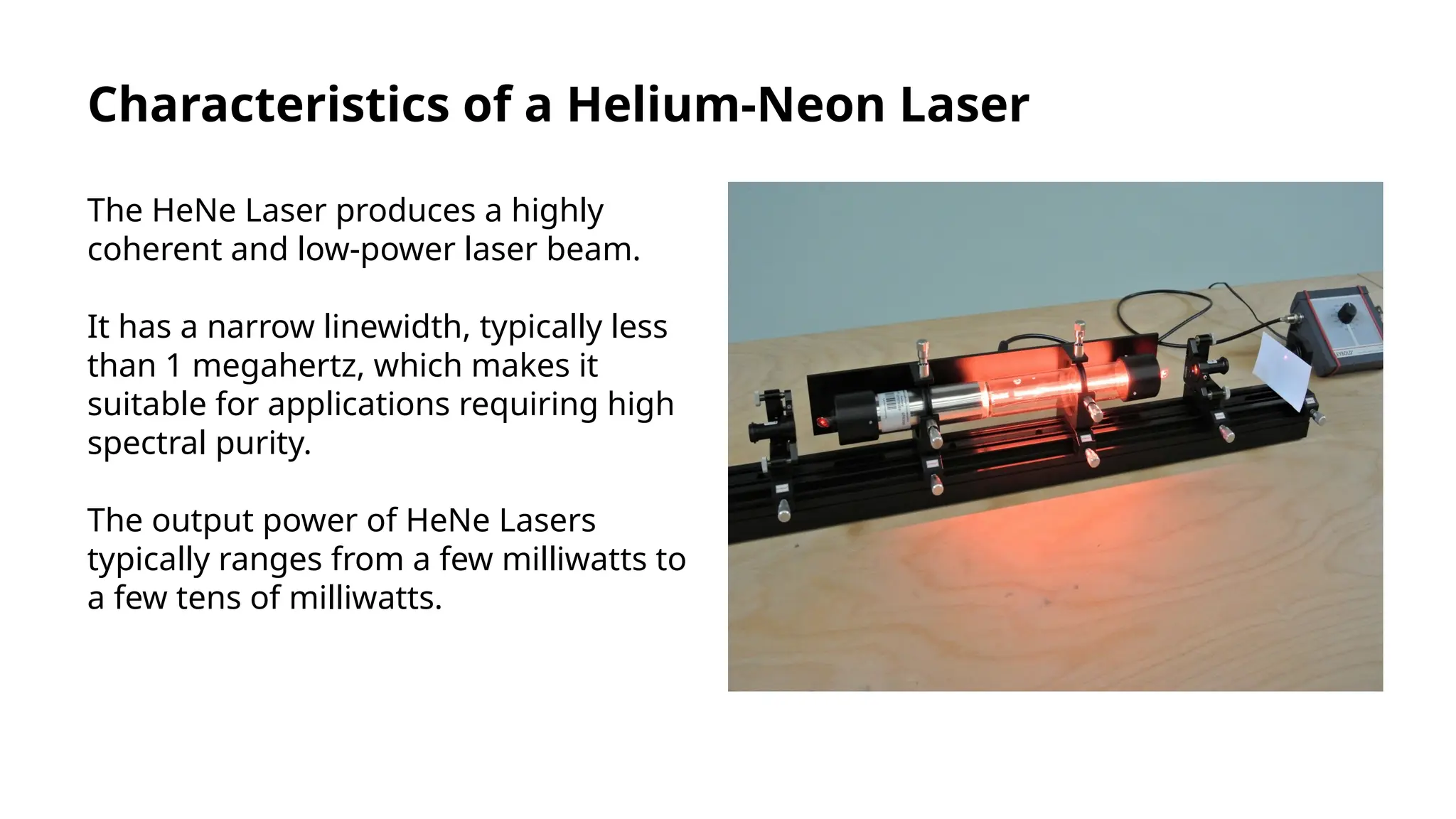 Helium-Neon Laser.pptx fjsjfjrjxmcmfdmjj | PPT