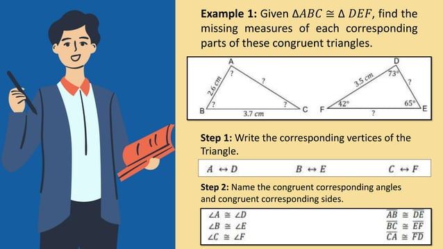 Corresponding Parts of Congruent Triangles are Congruent | PPTX | 3-D ...