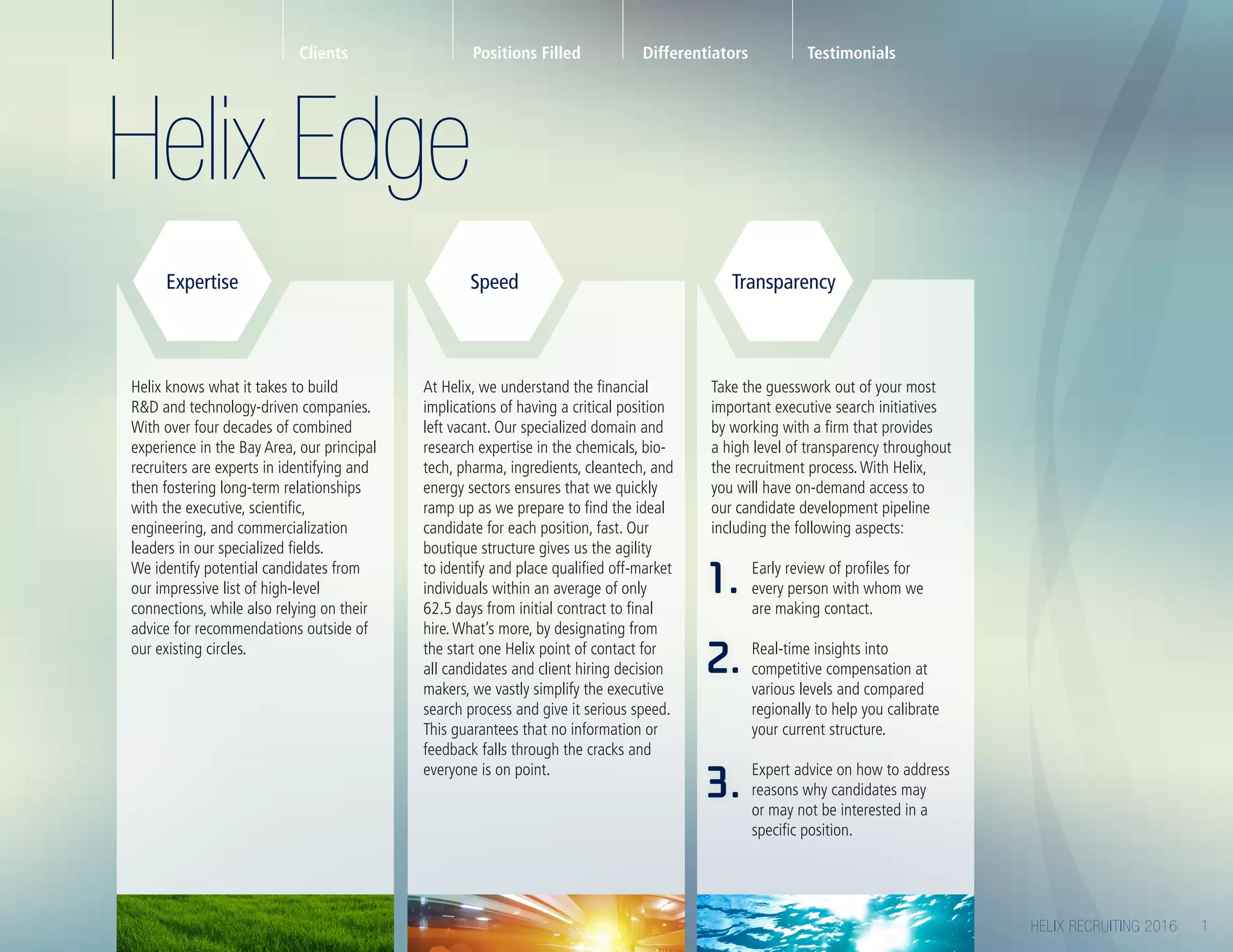 Helix Executive Search brochure | PDF