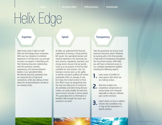 Helix Executive Search brochure | PDF