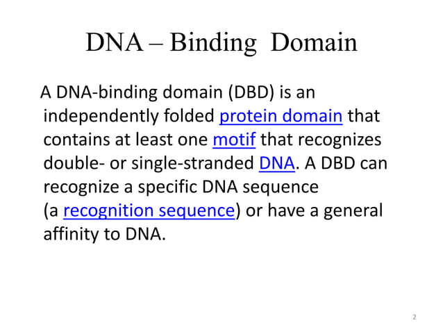 HELIX-LOOP-HELIX, HELIX-TURN-HELIX | PPTX