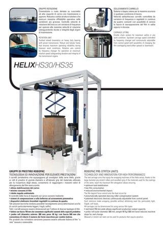 Helix arm pallet wrapper range | PDF | Robotics | Technology & Computing