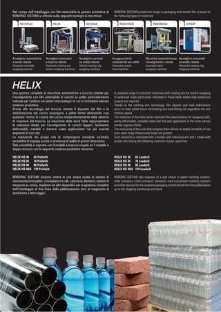Helix arm pallet wrapper range | PDF